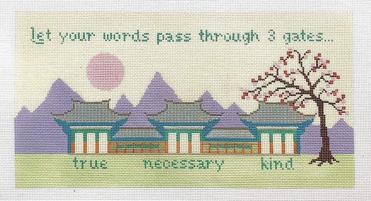 S-02 Let Your Words Pass Through Three Gates – The Enriched Stitch