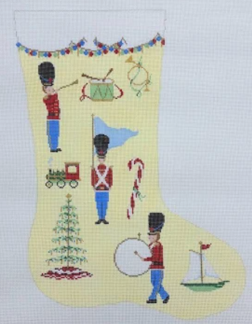 19h Toy Soldier Stocking The Enriched Stitch