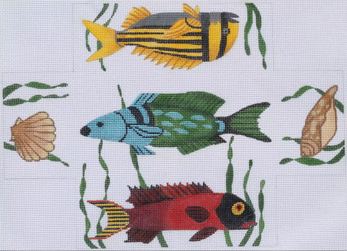 BR-10 Tropical Fish Brick Cover – The Enriched Stitch
