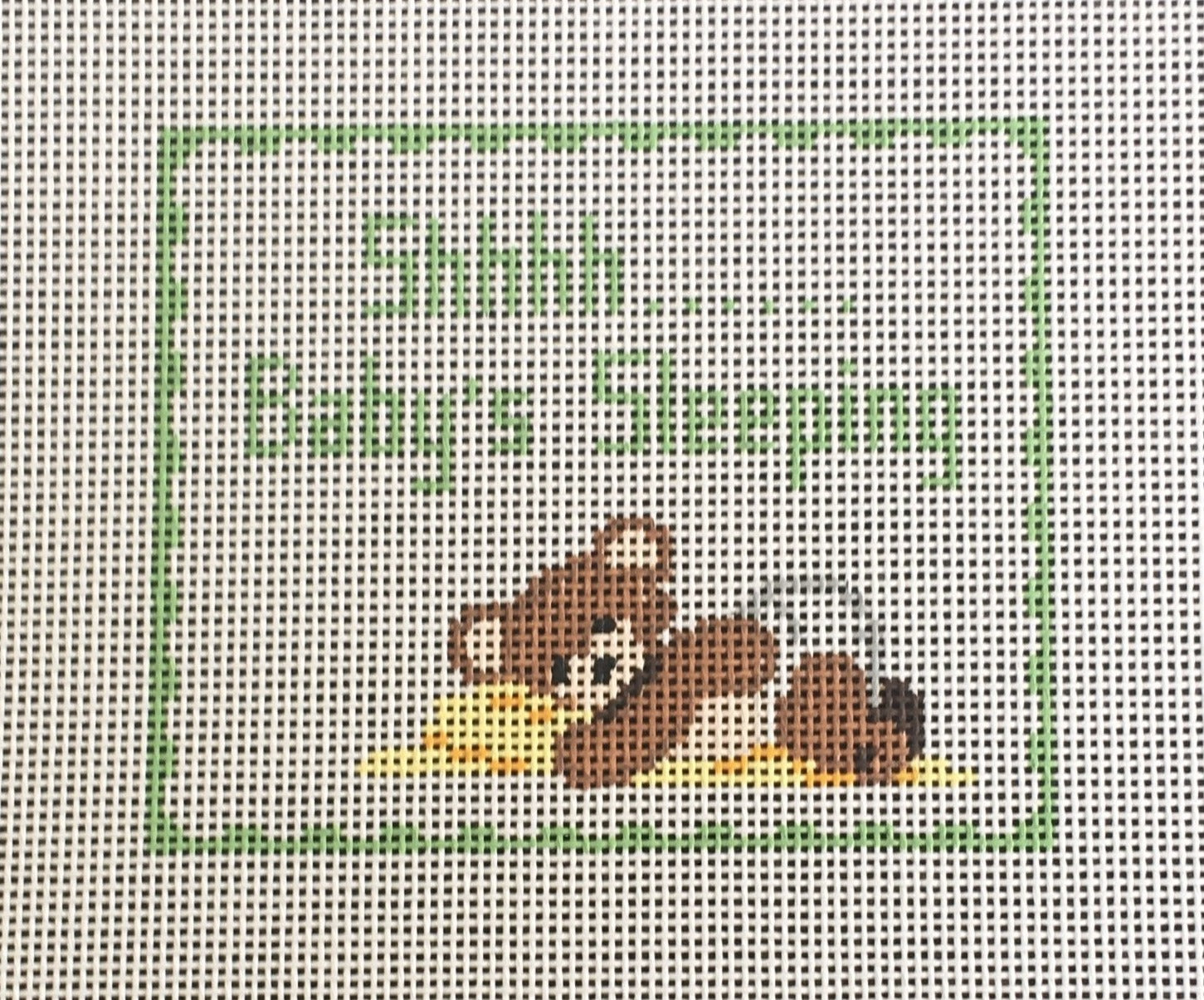 0801 "Shhh Baby's Sleeping" Sign – The Enriched Stitch
